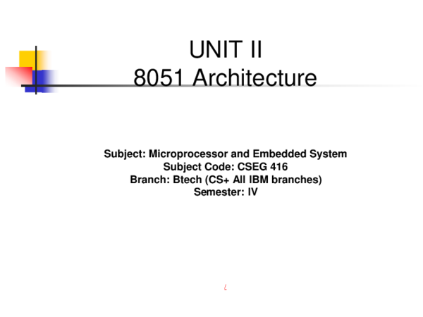(PPT) UNIT 2 microprocessor