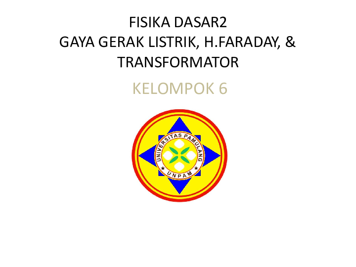 (PPT) GAYA GERAK LISTRIK GGL INDUKSI