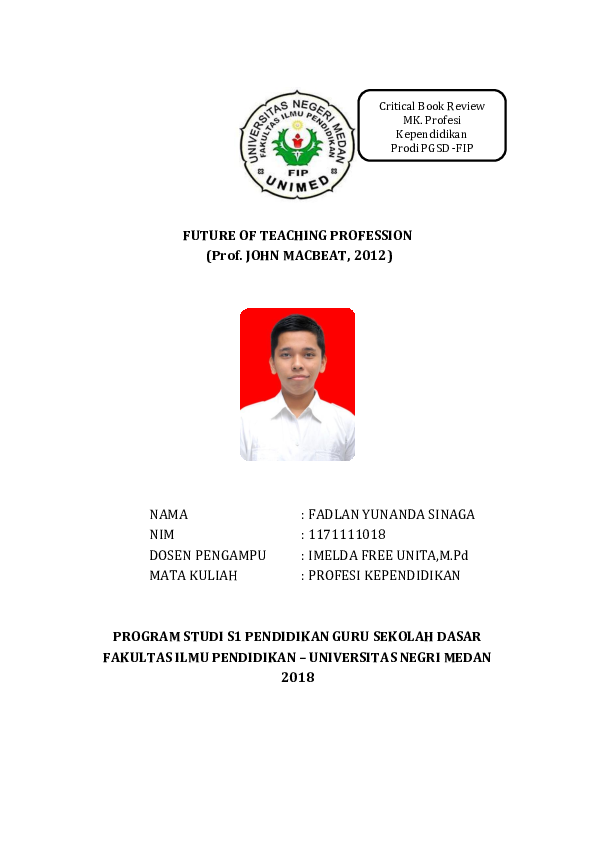 (DOC) CBR Profesi pendidikan