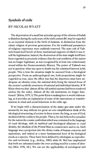 (PDF) Symbols of exile