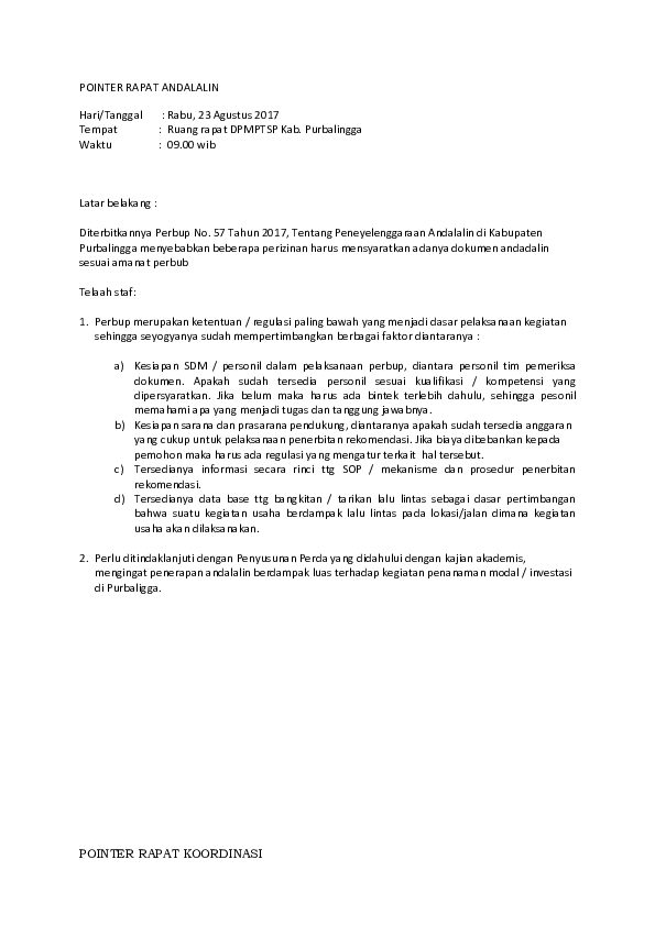 (DOC) POINTER RAPAT ANDALALIN