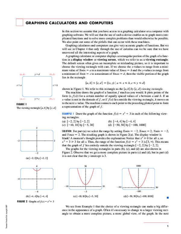(PDF) GRAPHING CALCULATORS AND COMPUTERS