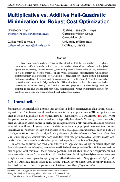 (PDF) Multiplicative vs. Additive Half-Quadratic Minimization for ...