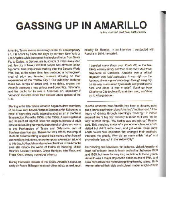 (PDF) Gassing Up in Amarillo | Amy Von Lintel - Academia.edu