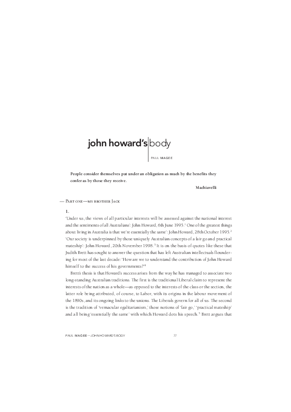(PDF) John Howard's Body