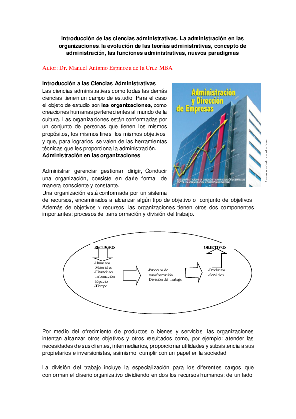 (DOC) ¿POR QUÉ ESTUDIAR ADMINISTRACIÓN | Johan Calderon - Academia.edu