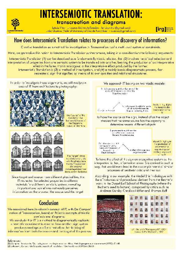 (PDF) Intersemiotic translation: transcreation and diagrams