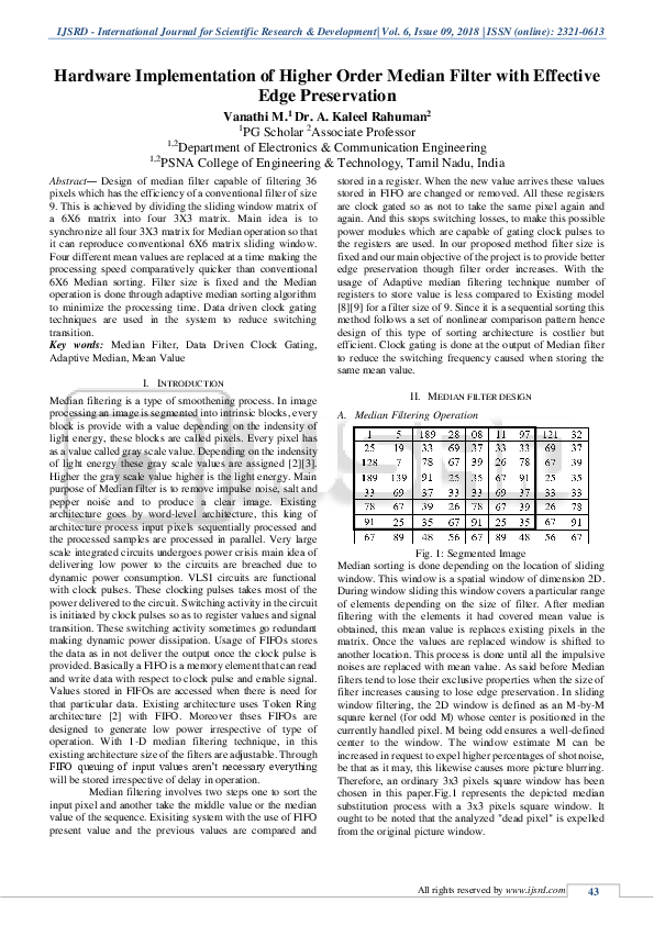 (PDF) Hardware Implementation of Higher Order Median Filter with Effective Edge Preservation ...