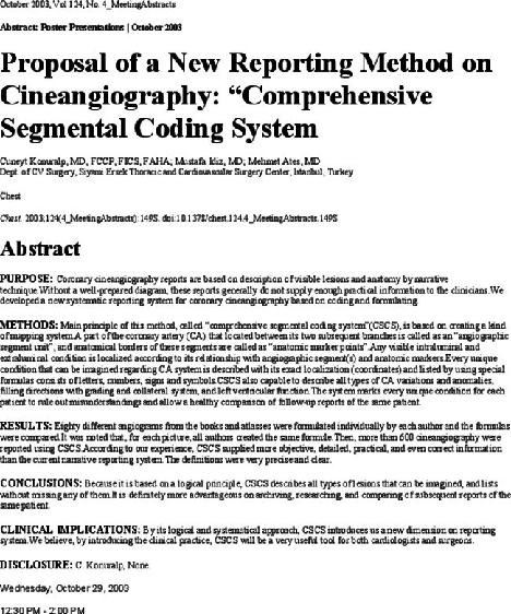 (PDF) Proposal of a New Reporting Method on Cineangiography ...