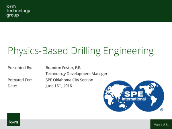 (PDF) Physics-Based Drilling Engineering
