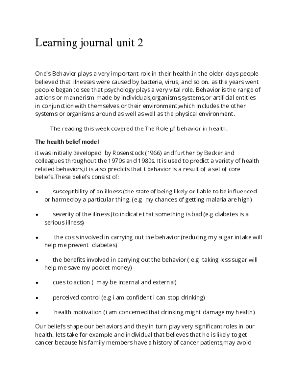 (DOC) Learning journal unit 2