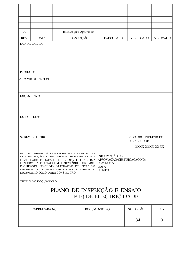 (DOC) Inspection Test Plan for Electrical rev.0 PT NB