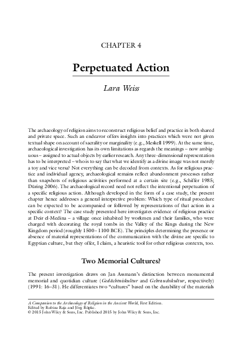 (PDF) Perpetuated Action