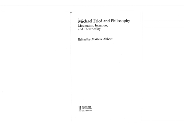 (PDF) Fried and Philosophy.pdf | Robert Pippin - Academia.edu