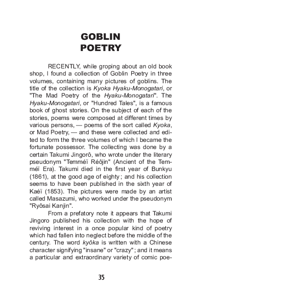 (PDF) Goblin Poetry - Extracted from 'THE ROMANCE OF THE MILKY WAY' ('d ...