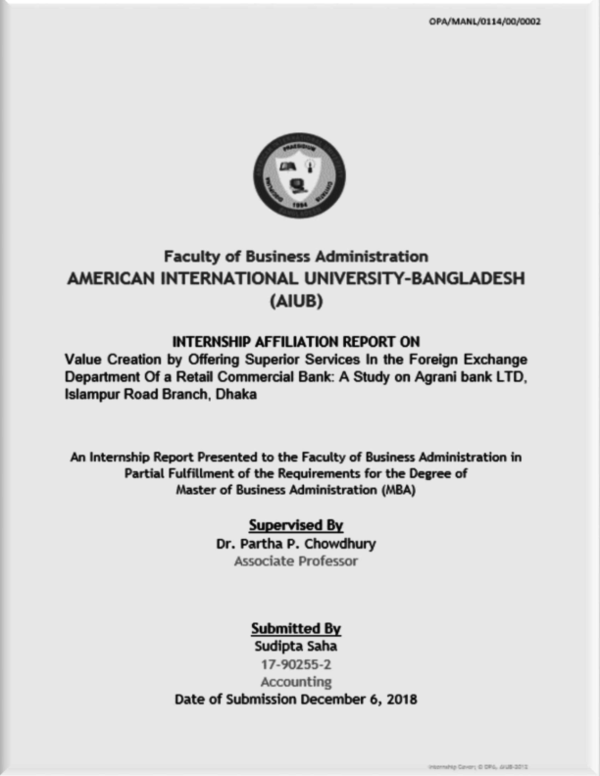 (DOC) activities of foreign exchange internship report.docx