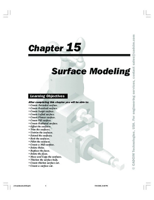 (PDF) Surface Modeling
