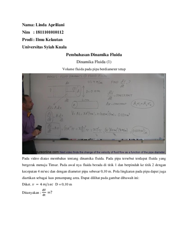 (PDF) Hidrodinamika_Dinamika Fluida_Bernouli