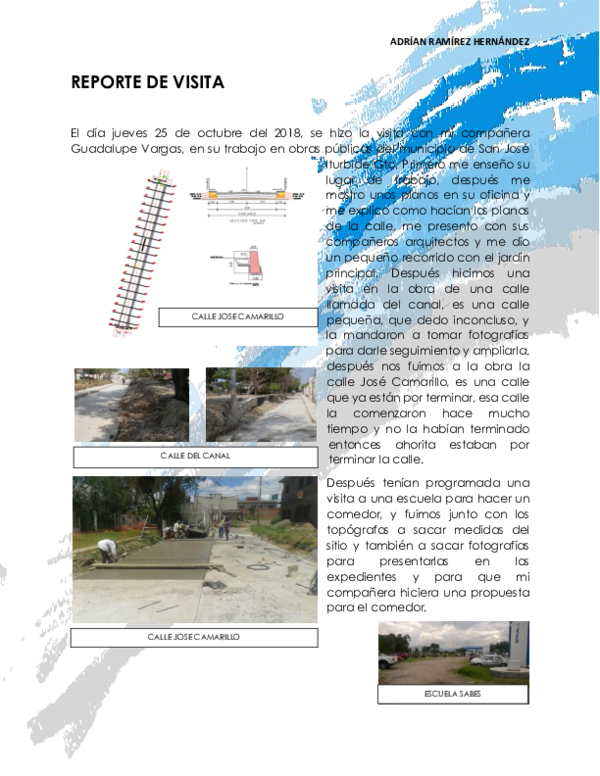 (DOC) REPORTE DE VISITA