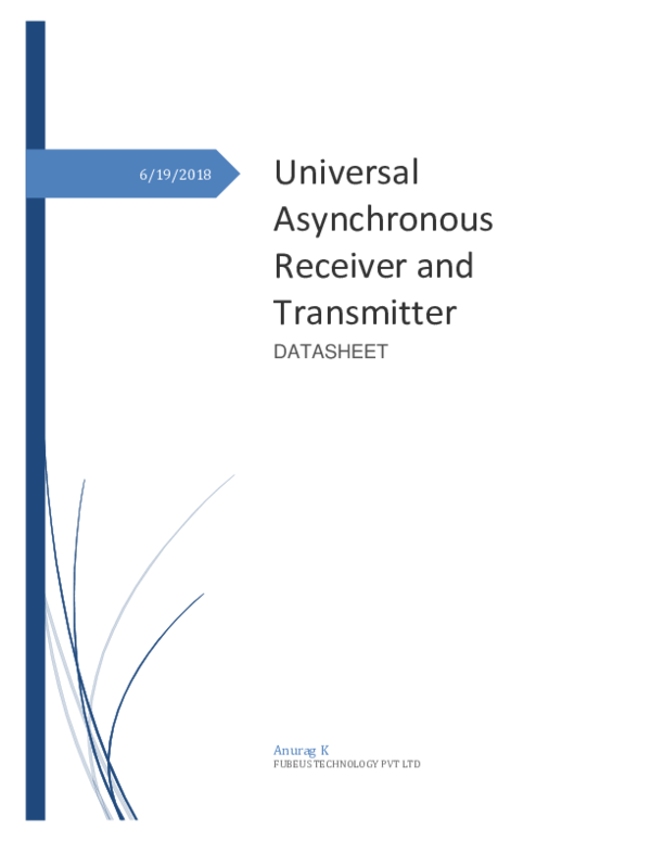 (PDF) Universal Asynchronous Receiver and Transmitter DATASHEET