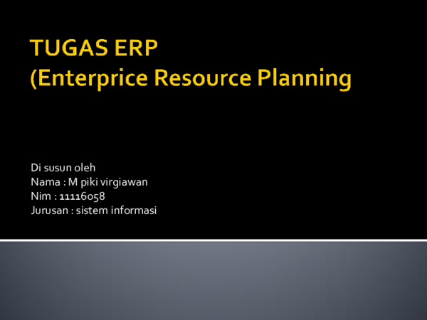 (PDF) TUGAS ERP