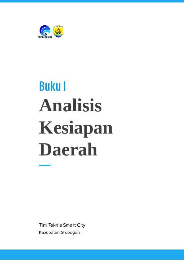 (PDF) Buku I Master Plan Smart City Kabupaten Grobogan
