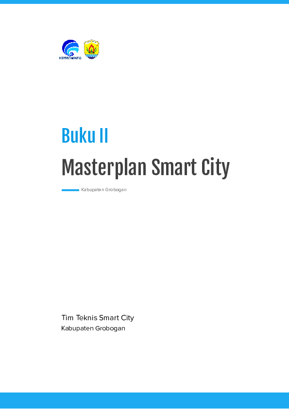 (PDF) Buku II Master Plan Smart City Kabupaten Grobogan