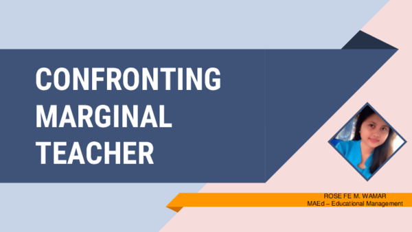 (PPT) cONFRONTING MARGINAL TEACHERS.pptx