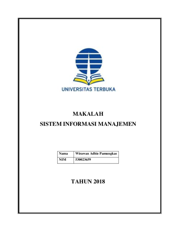 (PDF) Tugas 1 Sistem Informasi Manajemen.pdf (PDF) Tugas 1 Sistem Informasi Manajemen.pdf
