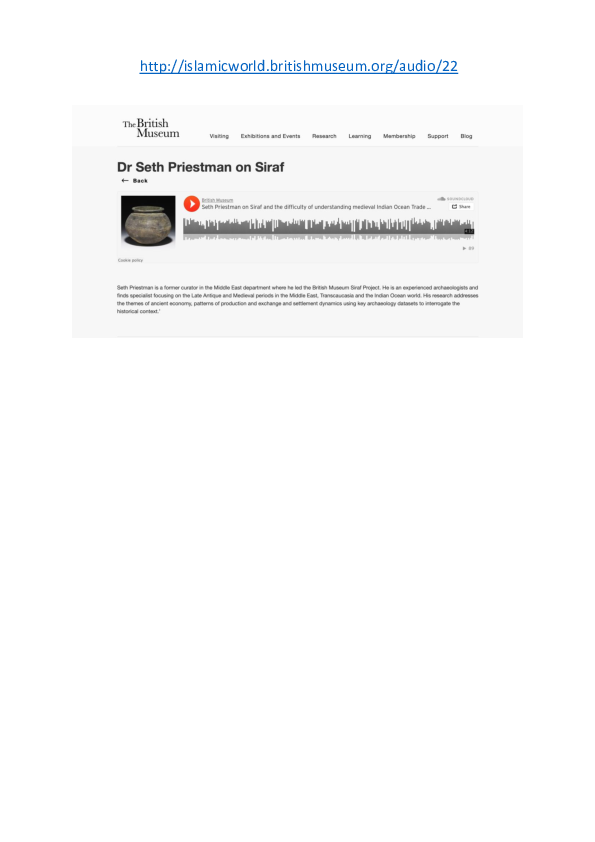 (DOC) Priestman, 2018: Siraf and the Difficulty of Understanding ...