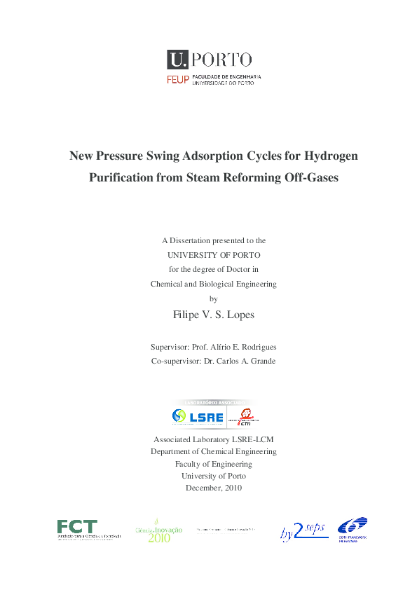 (PDF) Advanced PSA for Hydrogen Purification