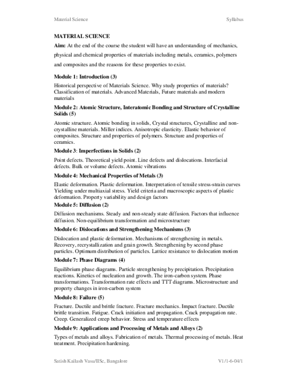(PDF) Materialscience-