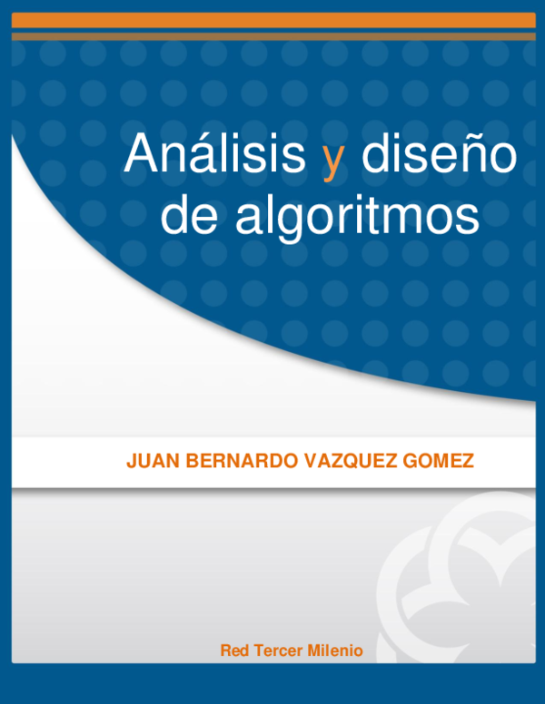 (PDF) Análisis y diseño de algoritmos