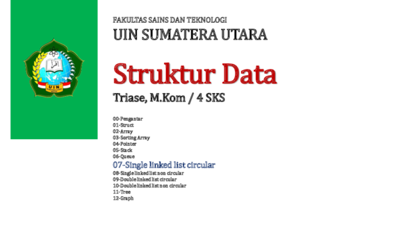 (PPT) SD07-Single linked list circular