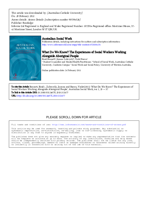 (PDF) What do we know published article