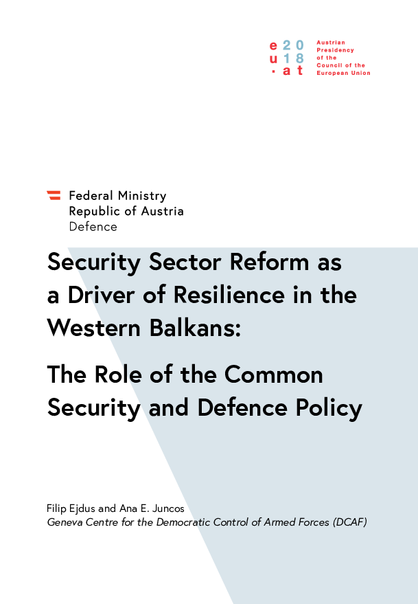 (PDF) Security Sector Reform as a Driver of Resilience in the Western ...