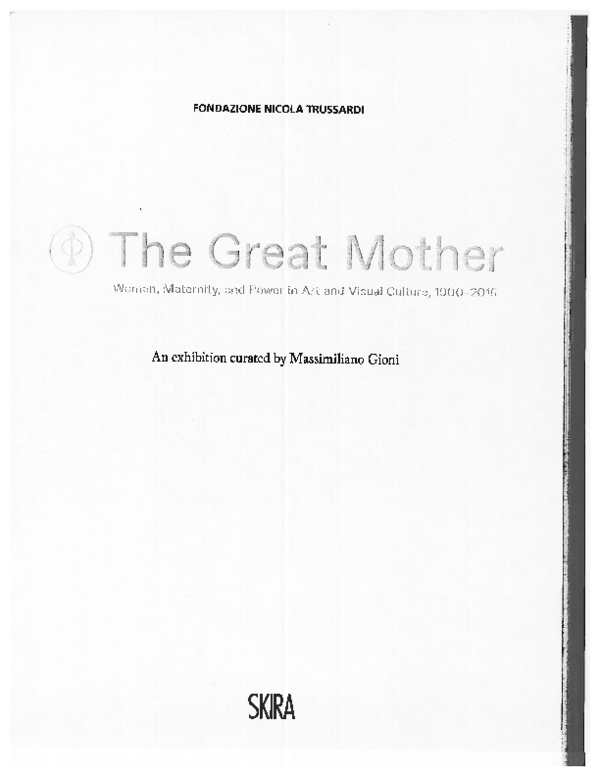 (PDF) Harald Szeemann's La Mamma: Or Twiggy, the Willendorf Venus, the ...