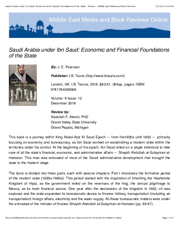 (PDF) Review of Saudi Arabia under Ibn Saud.pdf