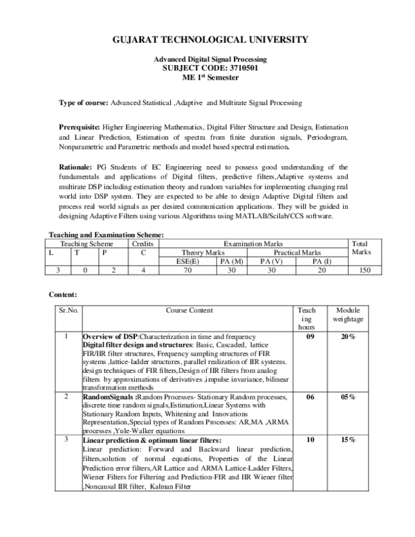 (PDF) GUJARAT TECHNOLOGICAL UNIVERSITY