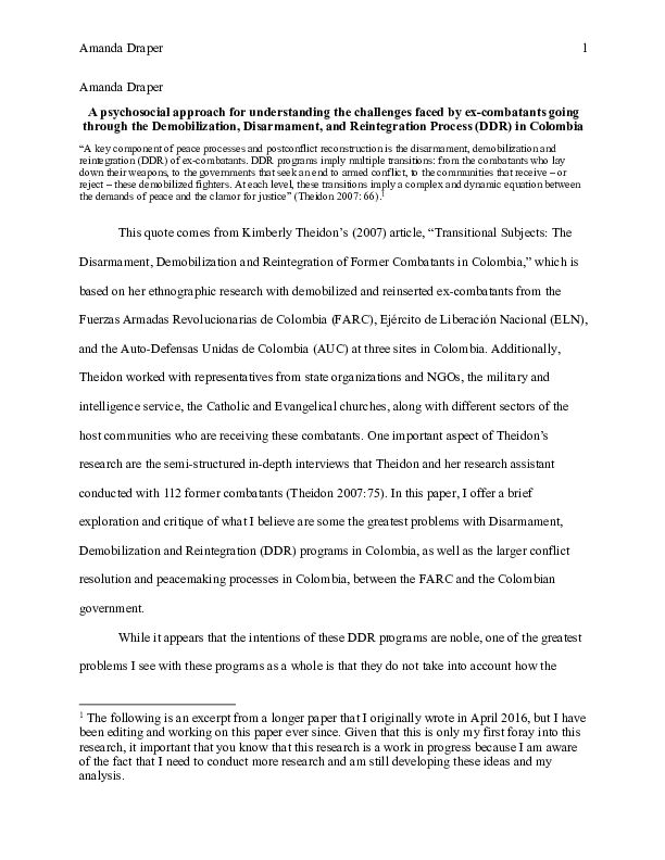 (PDF) A psychosocial approach for understanding the challenges faced by ...