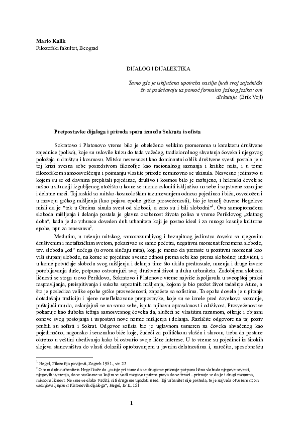 (DOC) Mario Kalik - Dijalog i dijalektika (Filozofski susreti, 2001).doc