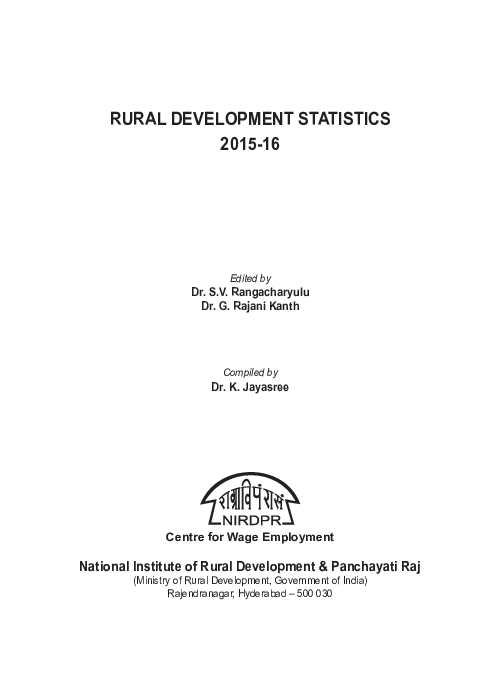 (PDF) Rural dev stats