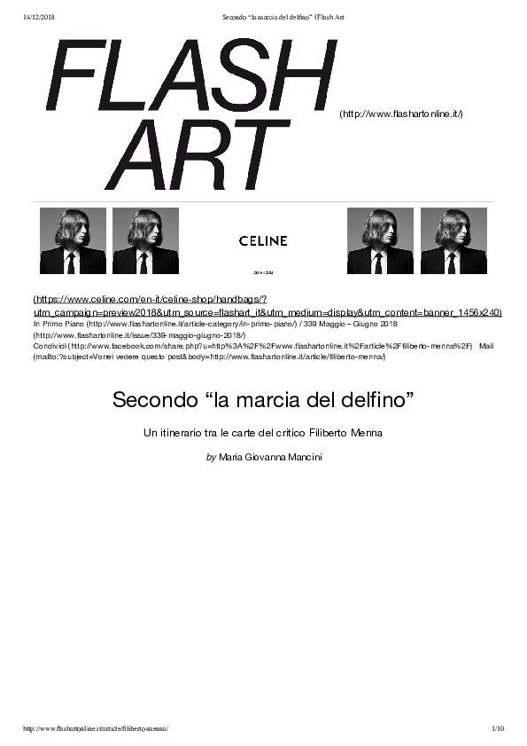 (PDF) Maria Giovanna Mancini, Secondo "la marcia del delfino". Un ...