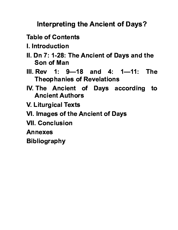 Interpreting the Ancient of Days (Text)