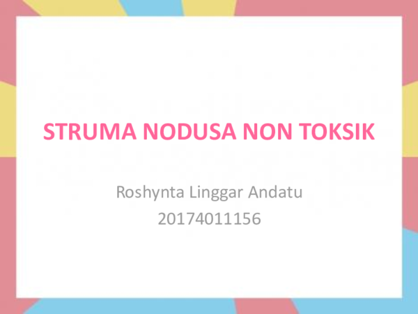 (PPT) Struma Nodusa Non Toksik2007