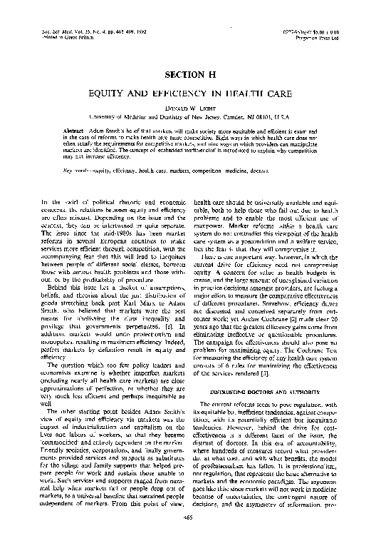 health equity examples