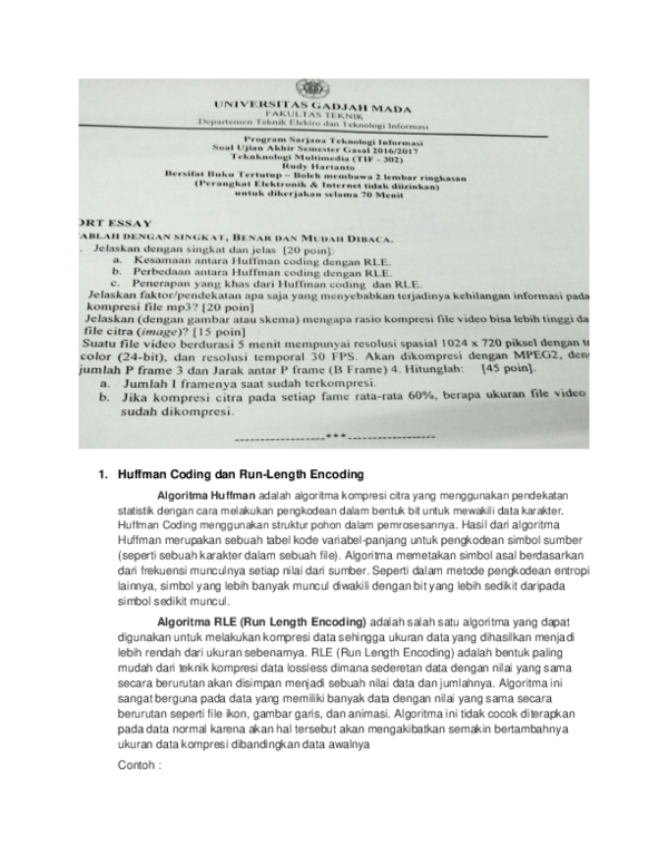 (DOC) Jawaban UAS TEKMUL