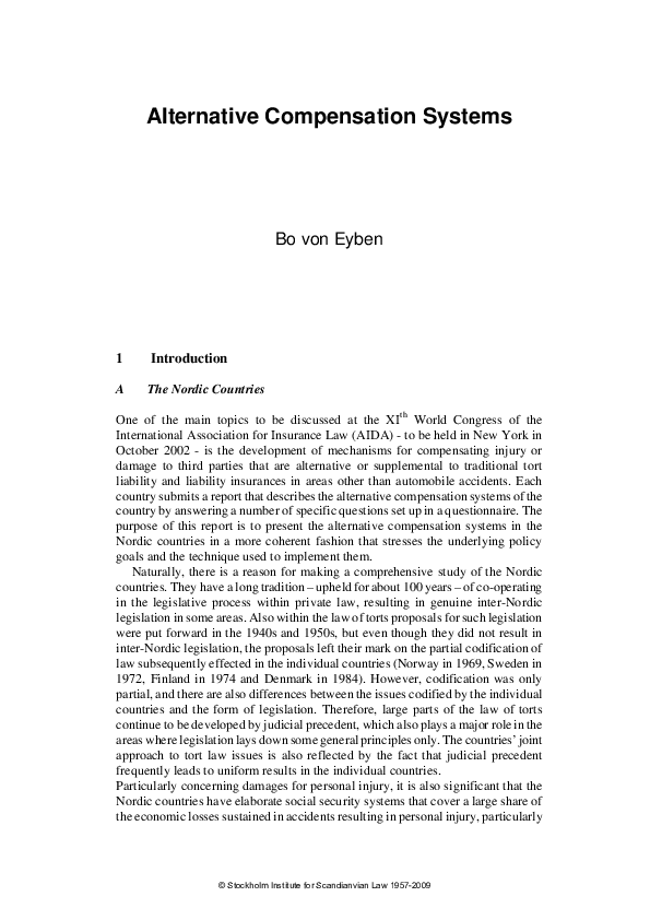 (PDF) Alternative Compensation Systems