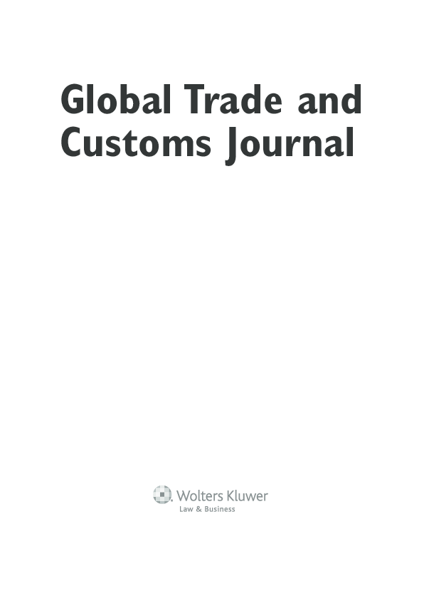 (PDF) Global Trade and Customs Journal