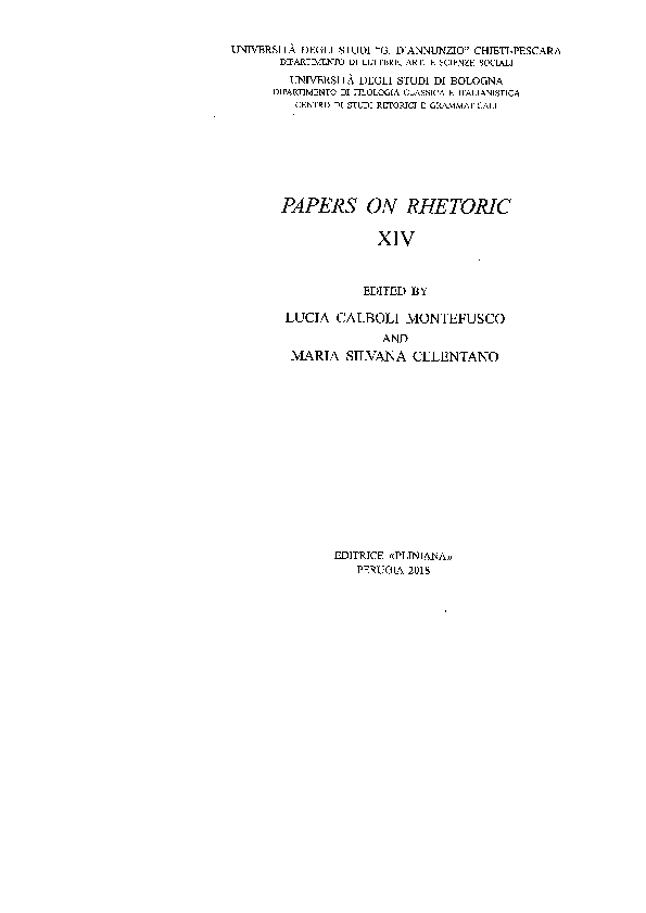 (PDF) Cicero's praise of Caesar in the Pro Marcello — a Reassessment of ...